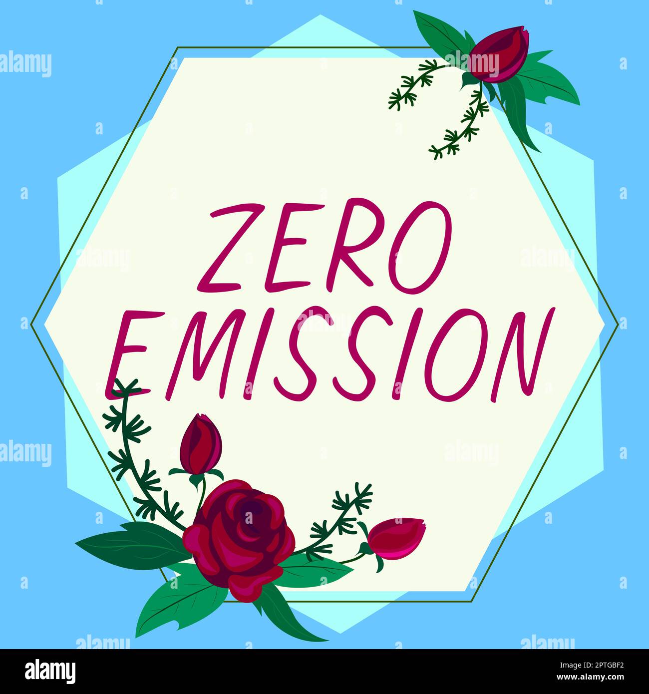 Hand writing sign Zero Emission, Word for refers to an engine that ...