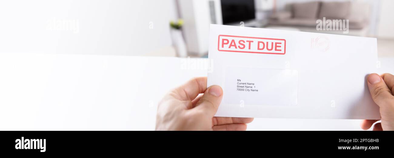 Past due stamp hi-res stock photography and images - Alamy