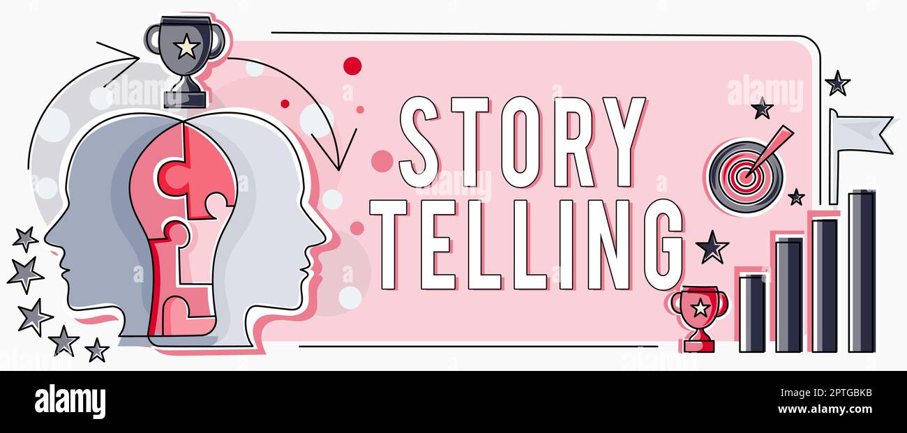 Inspiration showing sign Story Telling, Word Written on narrative style ...
