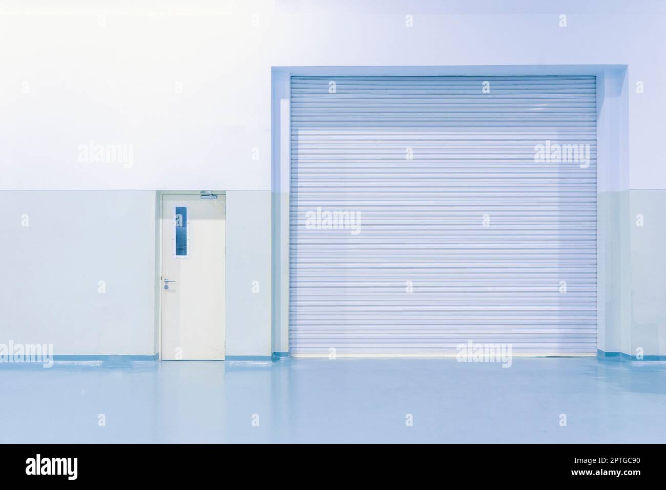 Factory door industrial door or warehouse for background Stock Photo ...