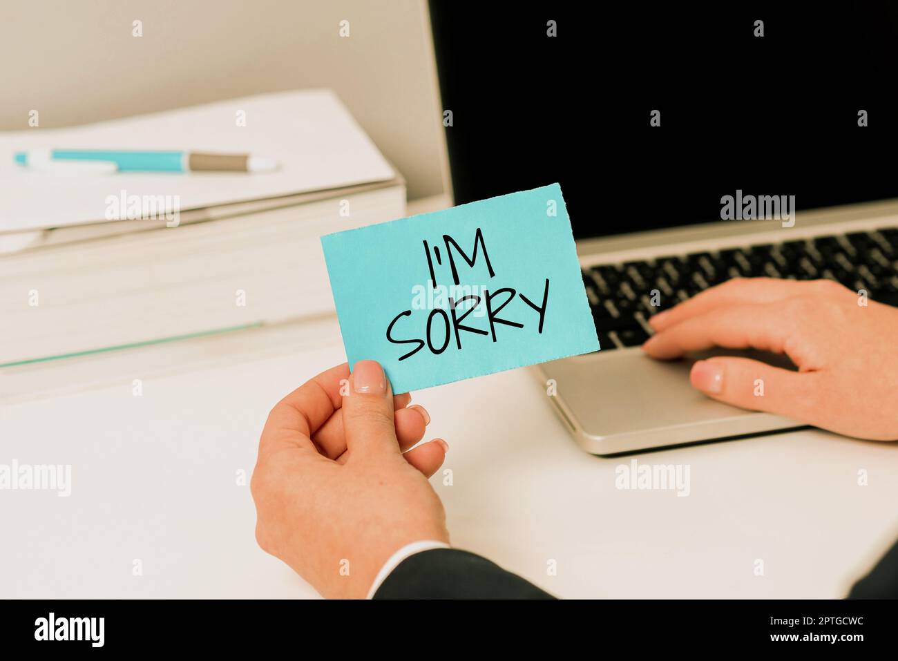 Conceptual caption I Am Sorry, Business overview Toask for forgiveness ...