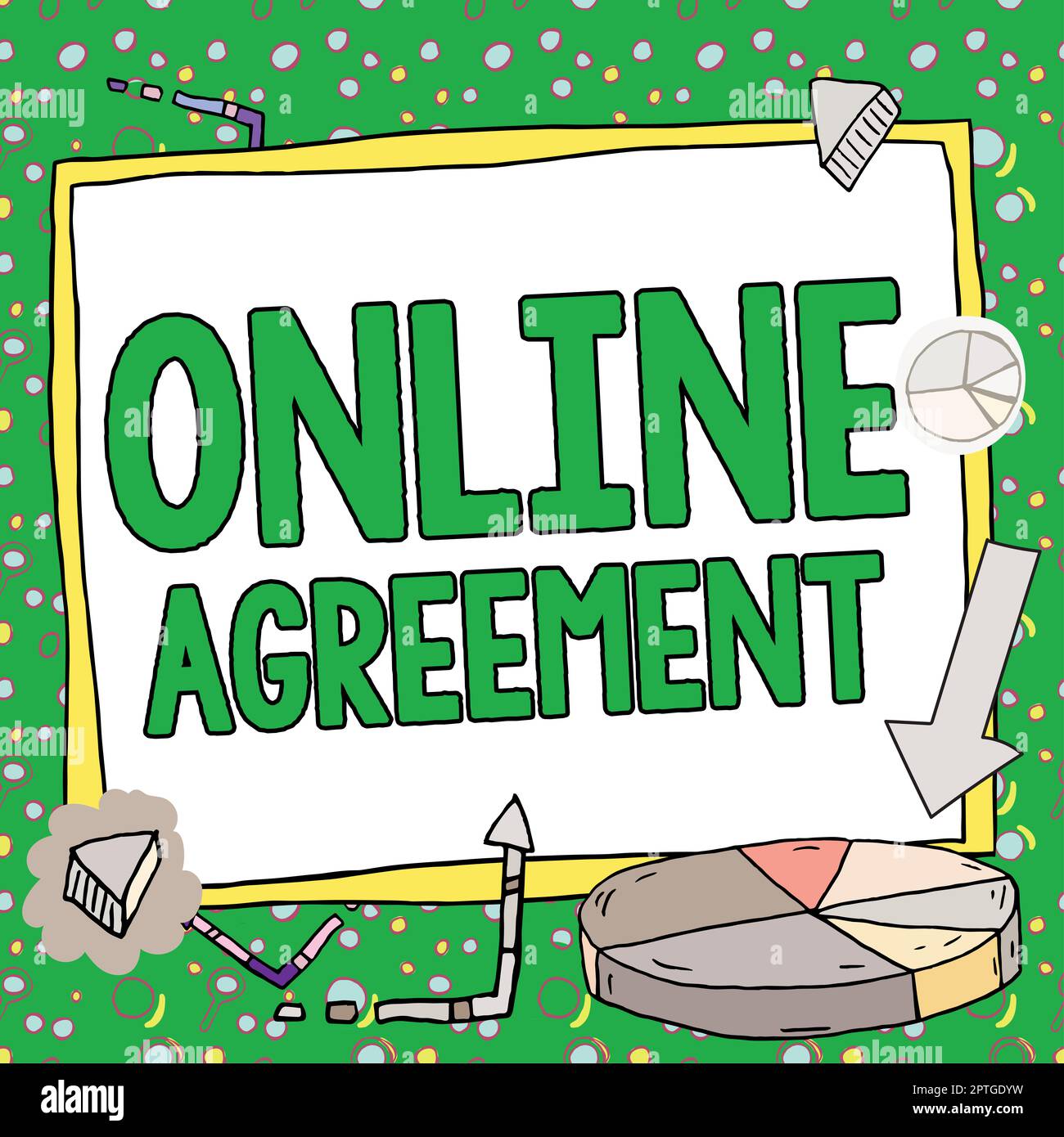 Conceptual display Online Agreement, Business idea contracts that are ...