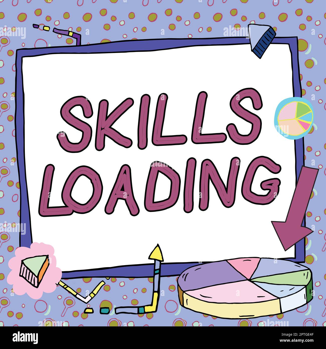Conceptual caption Skills Loading, Business concept points out the ... Conceptual caption Skills Loading, Business concept points out the ...