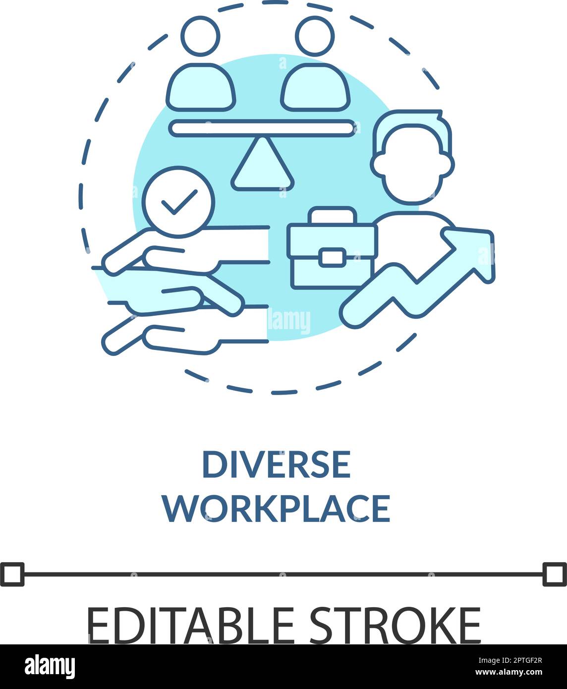 Gender Diversity Workplace Stock Vector Images Alamy