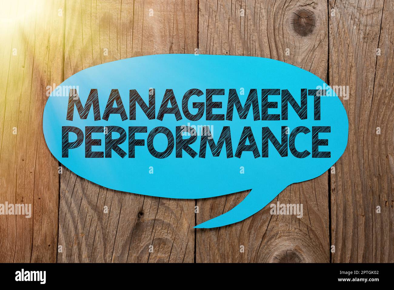 Sign displaying Management Performance, Business concept feedback on ...