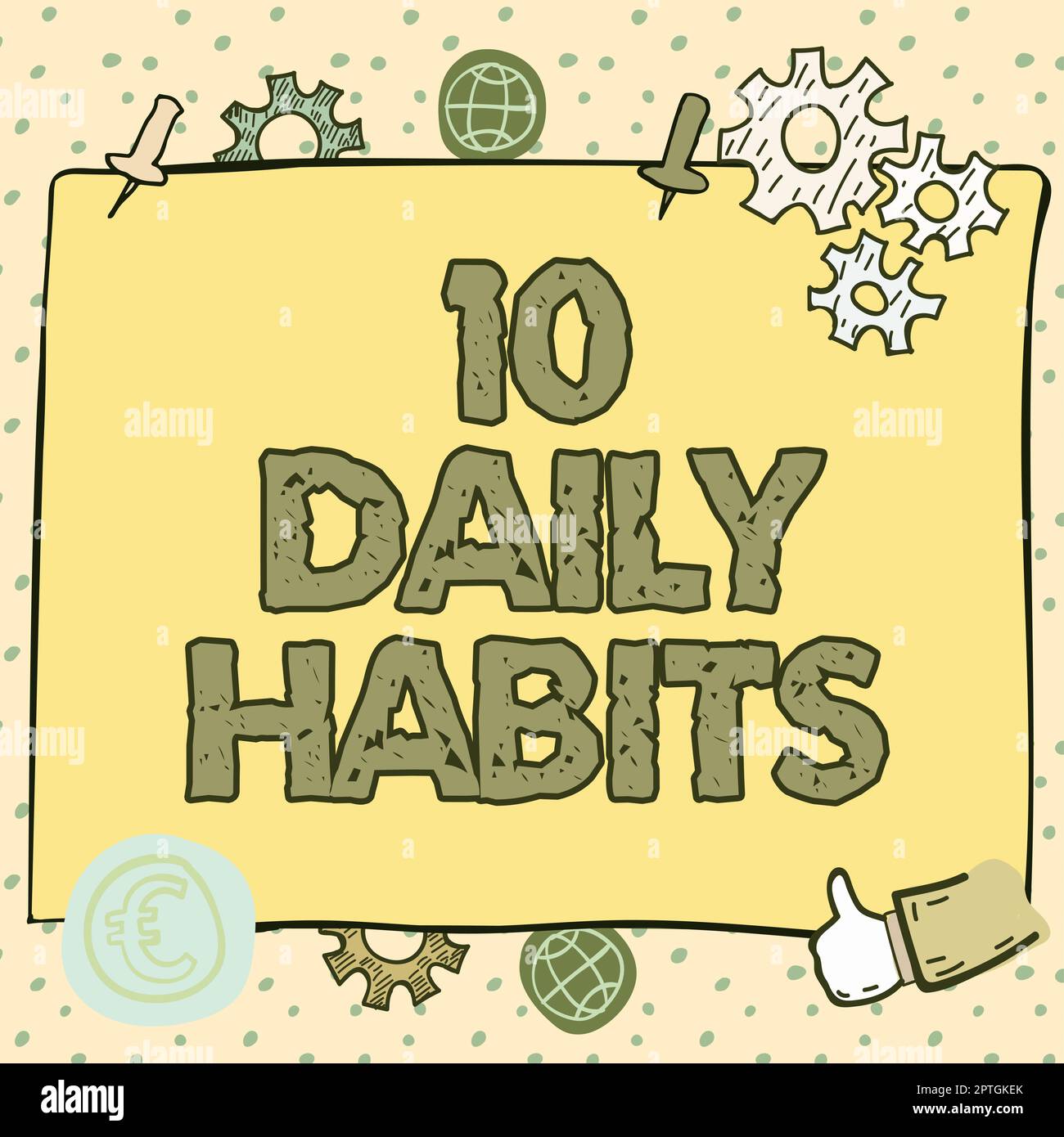 Conceptual caption Good Vibes Only, Business showcase Healthy routine ... Conceptual caption Good Vibes Only, Business showcase Healthy routine ...