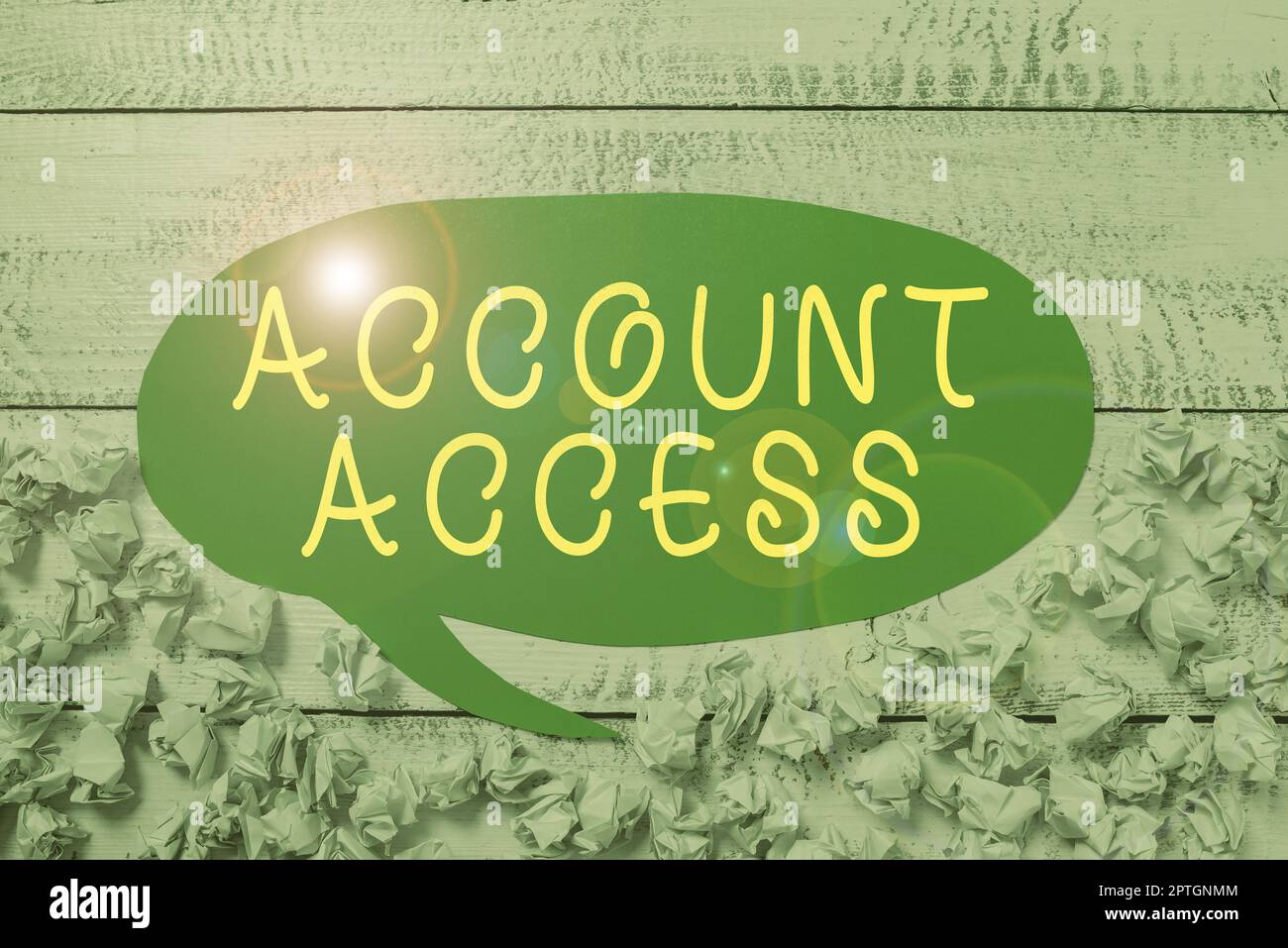 Text sign showing Account Access, Business showcase full privilege for ...
