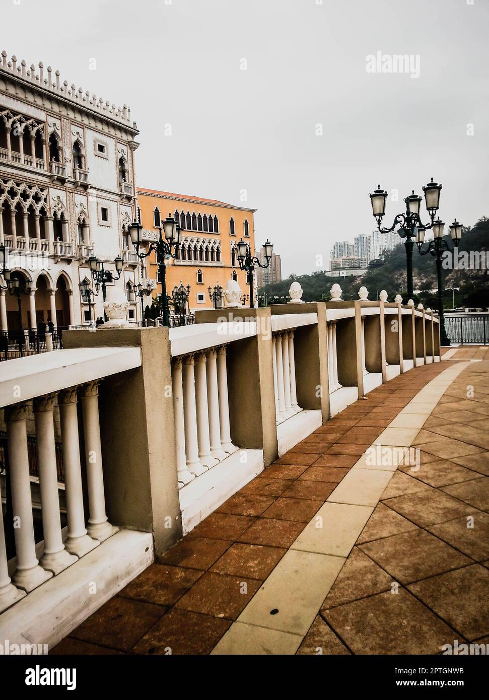 Venetian Macau Casino and Hotel luxury resort Macao. Building and ...