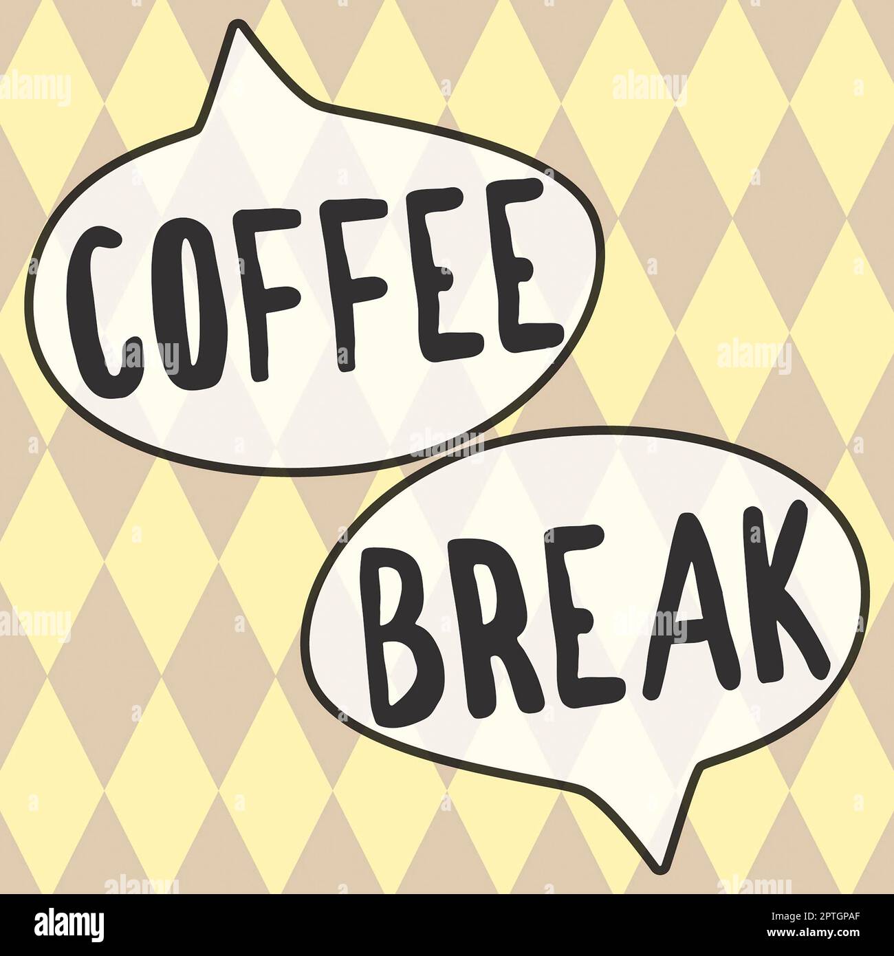 Coffee Break Time At Work