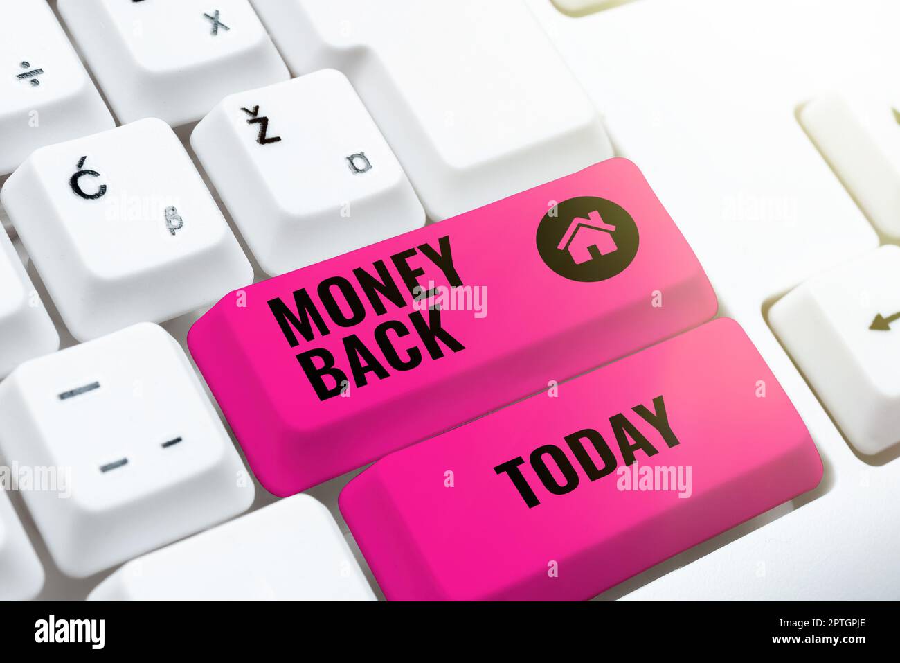 Hand writing sign Money Back, Business approach get what you paid in ...