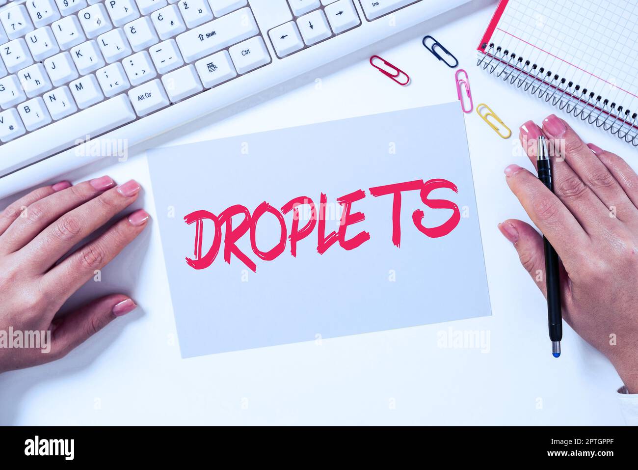 Inspiration showing sign Droplets, Conceptual photo very small drop of ...