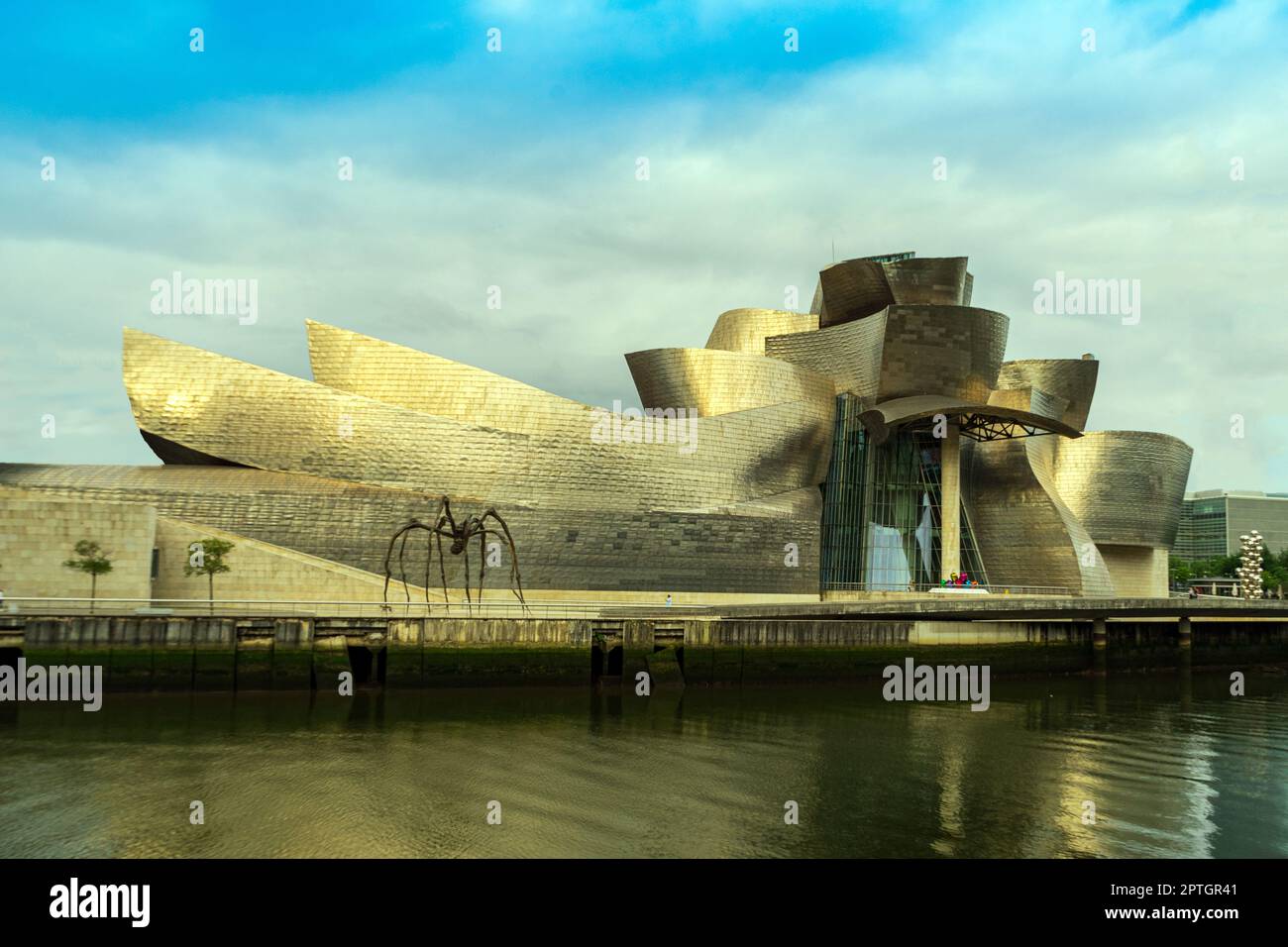 Guggenheim Museum in Bilbao, Basque Country, Spain. museum modern art ...