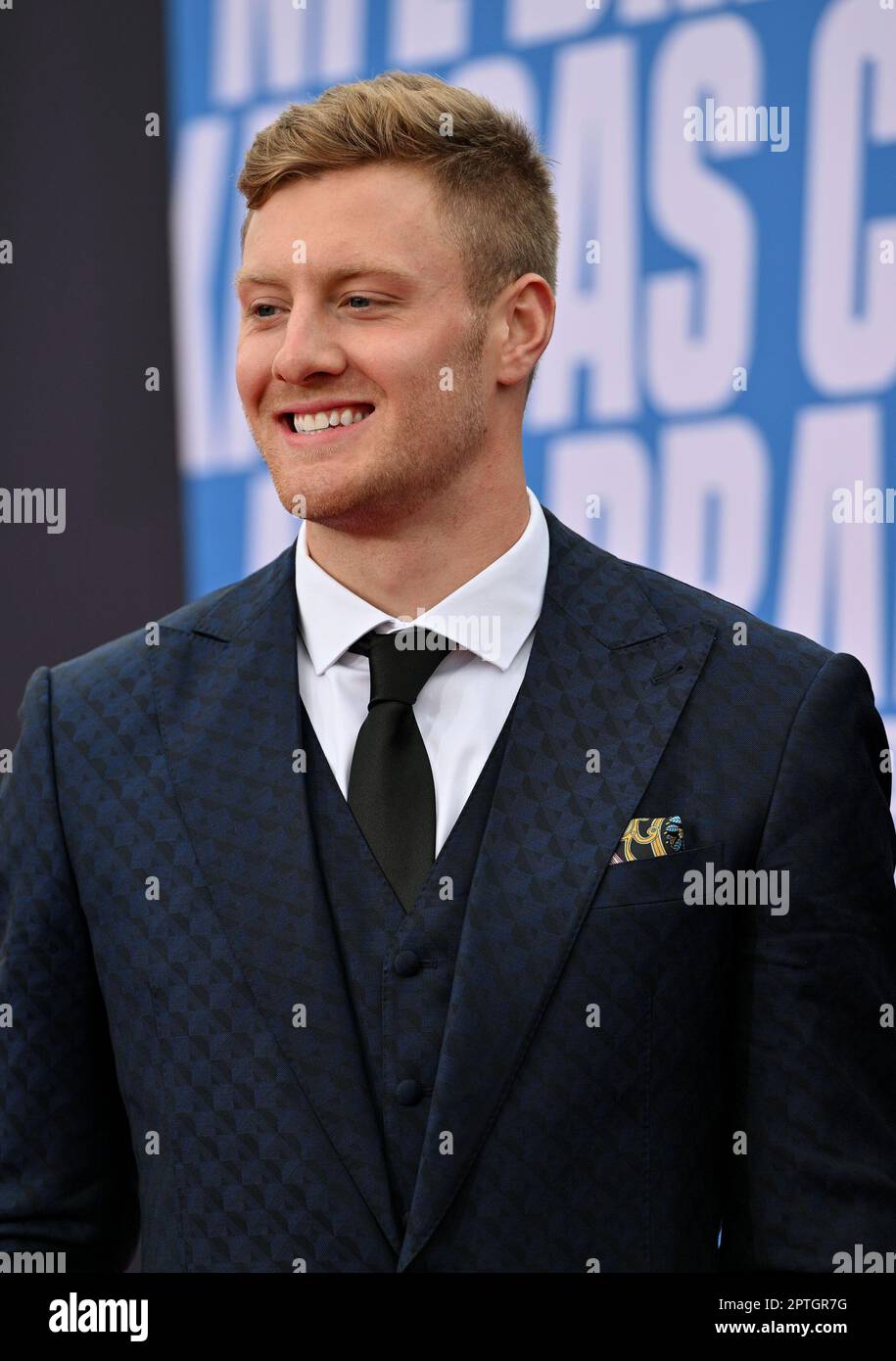 Will Levis walks the red carpet of the 2023 NFL Draft at the National ...