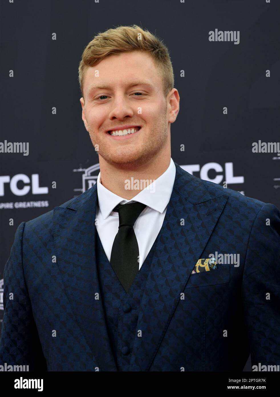 Will Levis walks the red carpet of the 2023 NFL Draft at the National ...