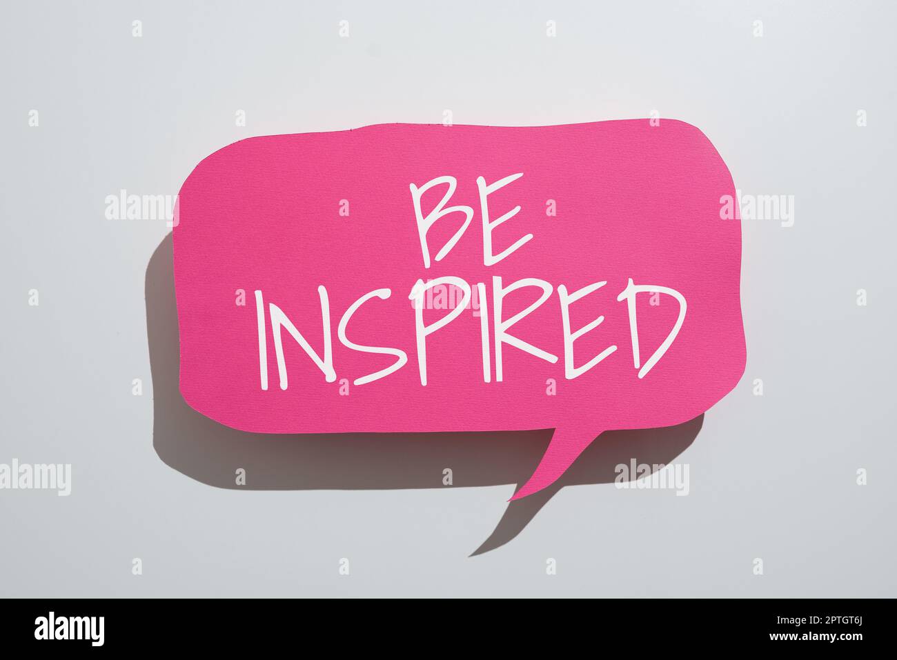 Handwriting text Be Inspired, Business idea extraordinary quality as ...