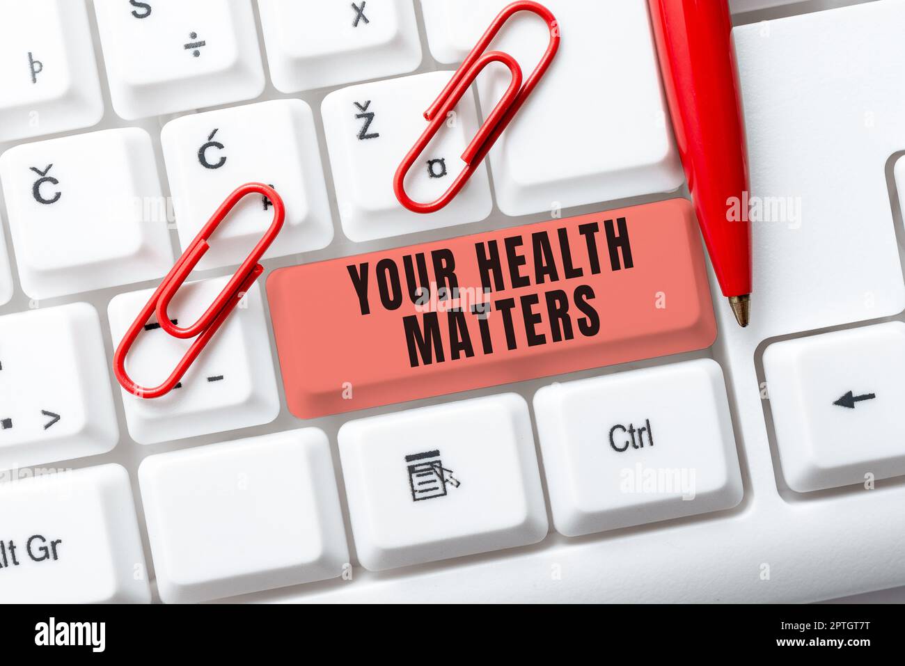 Inspiration showing sign Your Health Matters, Business overview ...