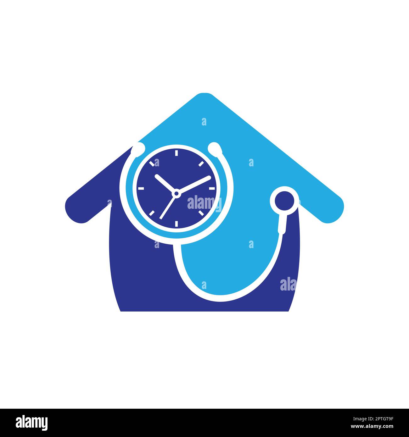 Medical time vector logo design template. Health and medical or ...