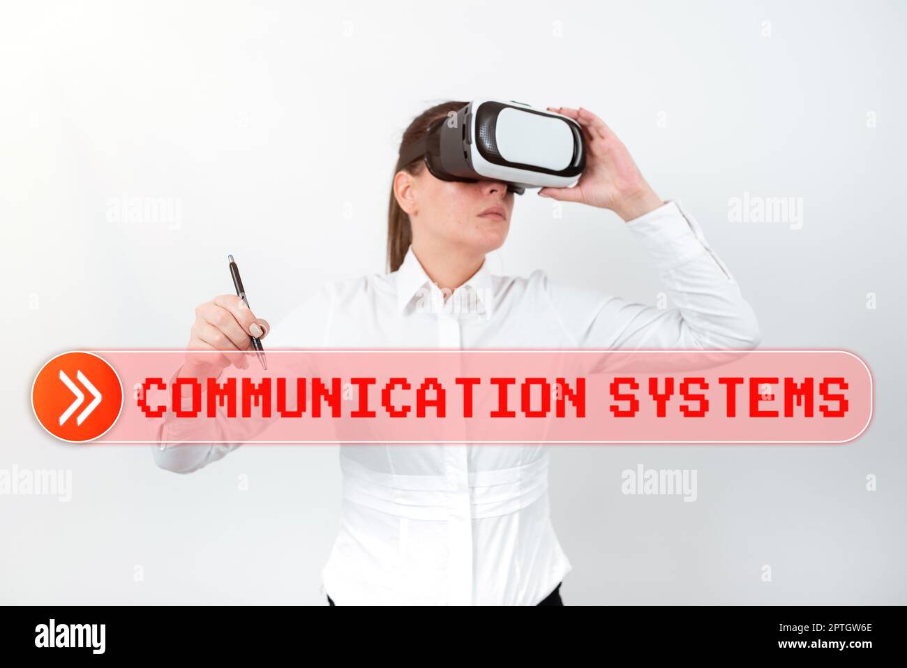Hand writing sign Communication Systems, Conceptual photo Flow of ...