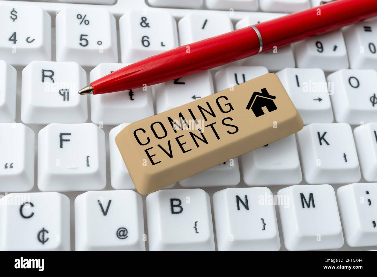 Text caption presenting Coming Events, Business idea Happening soon Forthcoming Planned meet ...