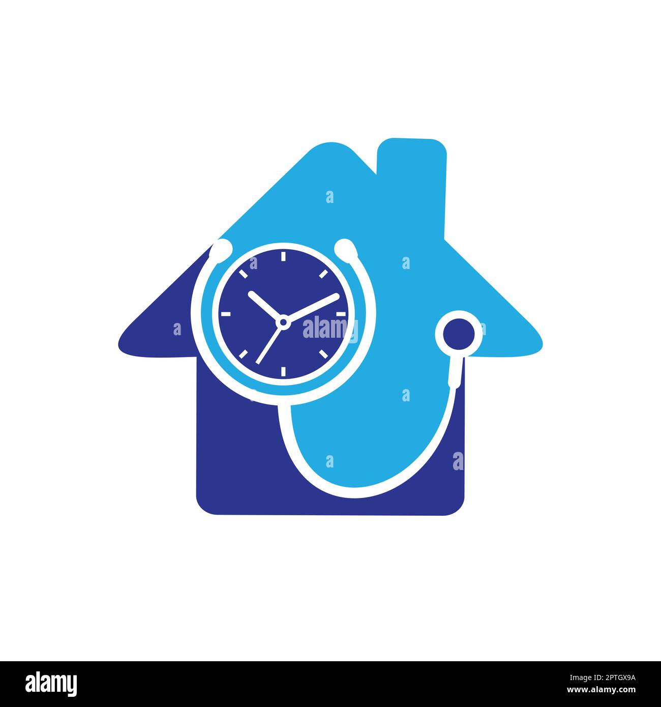 Medical time vector logo design template. Health and medical or ...