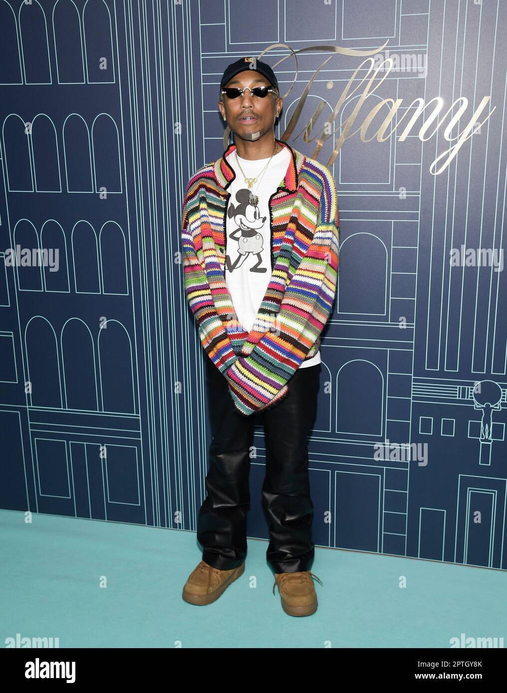 Pharrell Williams attends the Tiffany & Co. Fifth Avenue flagship store ...