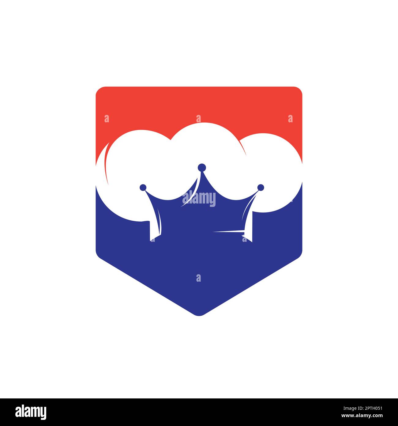 King chef vector logo design template. Chef hat and crown icon logo ...