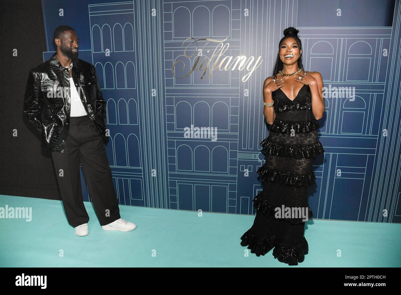 Dwyane Wade, left, and Gabrielle Union attend the Tiffany & Co. Fifth ...