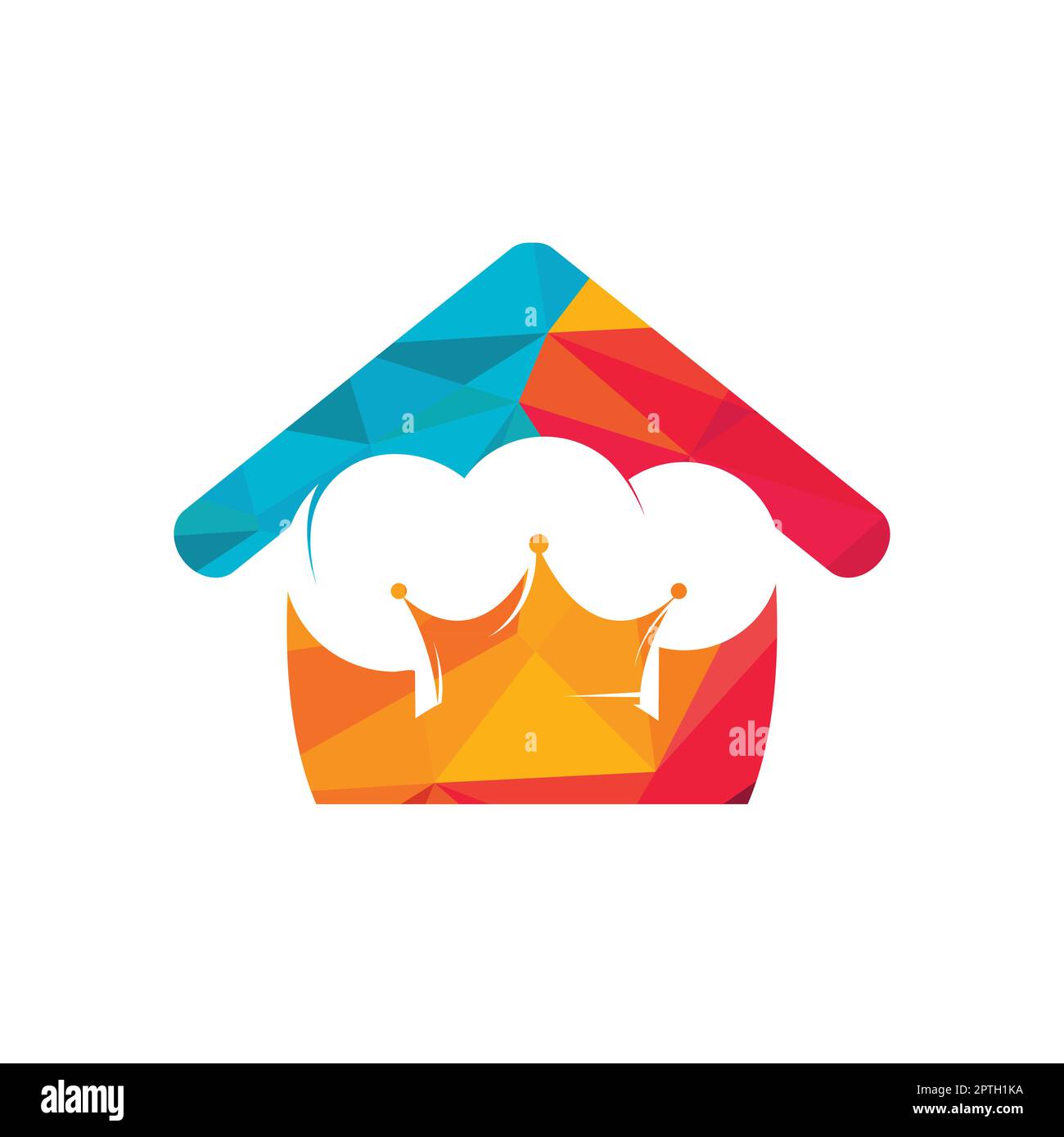 King chef vector logo design template. Chef hat and crown icon logo ...