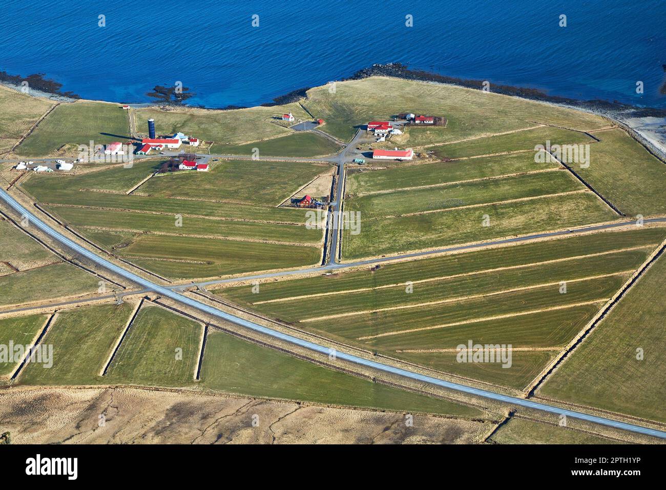 Beautiful aerial pristine icelandic landscape hi-res stock photography and images - Alamy