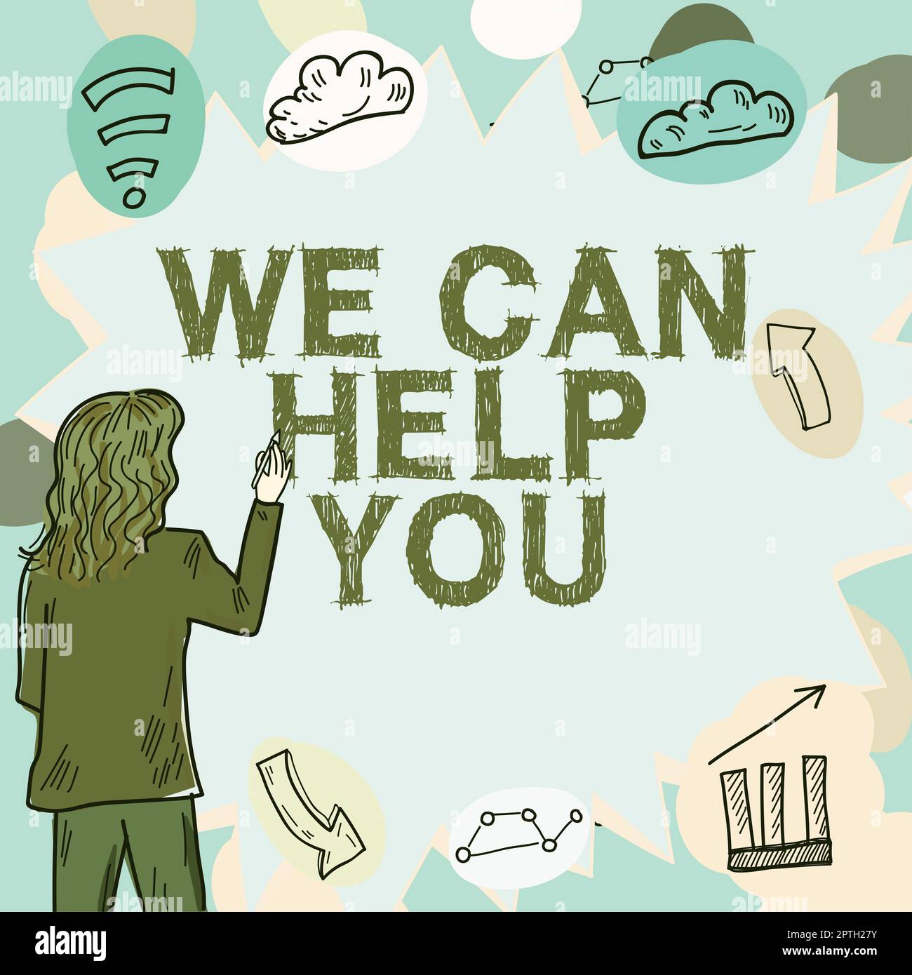 Conceptual caption Build Your Brand, Word Written on Support Assistance ...