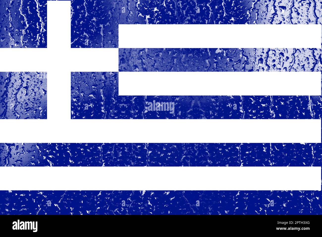 3D Flag of Greece on a glass with water drop background Stock Photo - Alamy