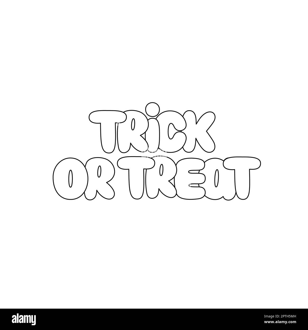 Trick Or Treat Clipart Black And White