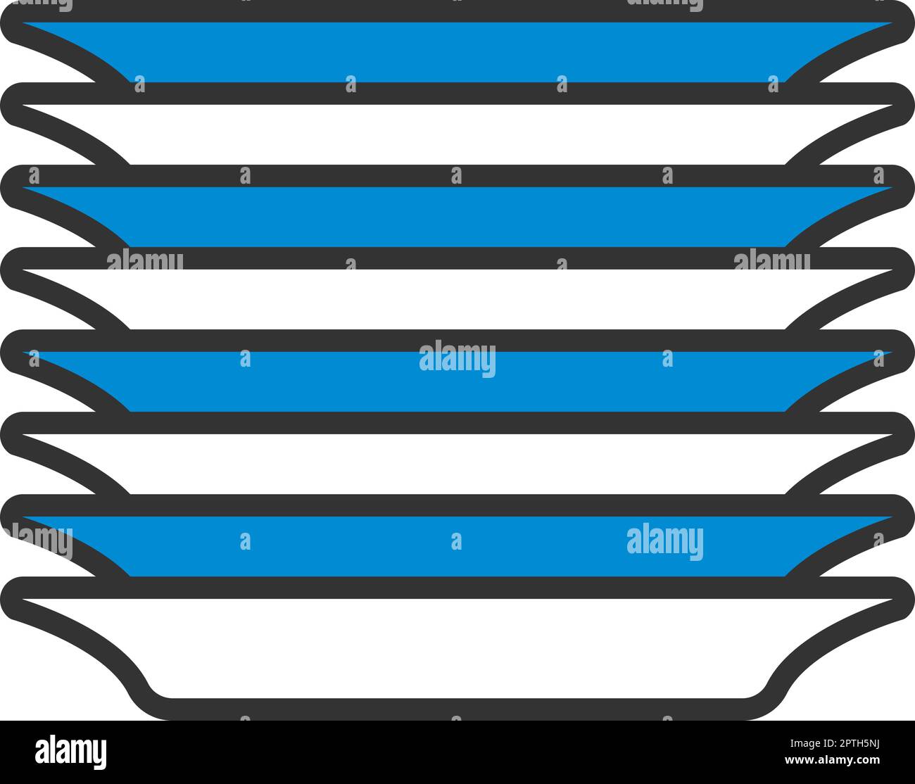 Ceramic plate icon outline Stock Vector Images - Alamy