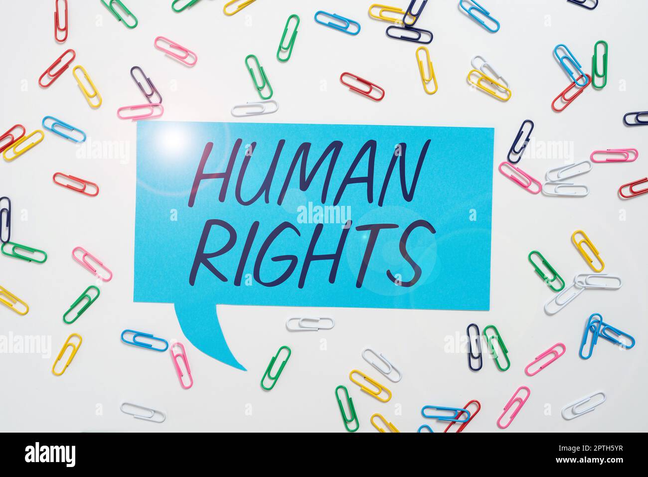 Conceptual display Human Rights, Business concept Moral Principles ...