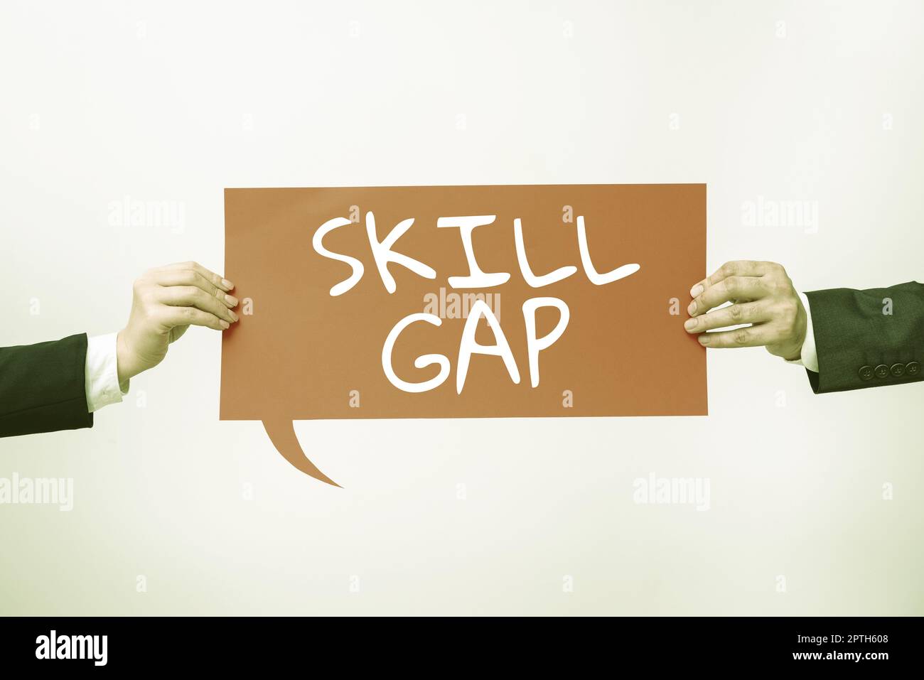 Inspiration showing sign Skill Gap, Business idea Refering to a person ...