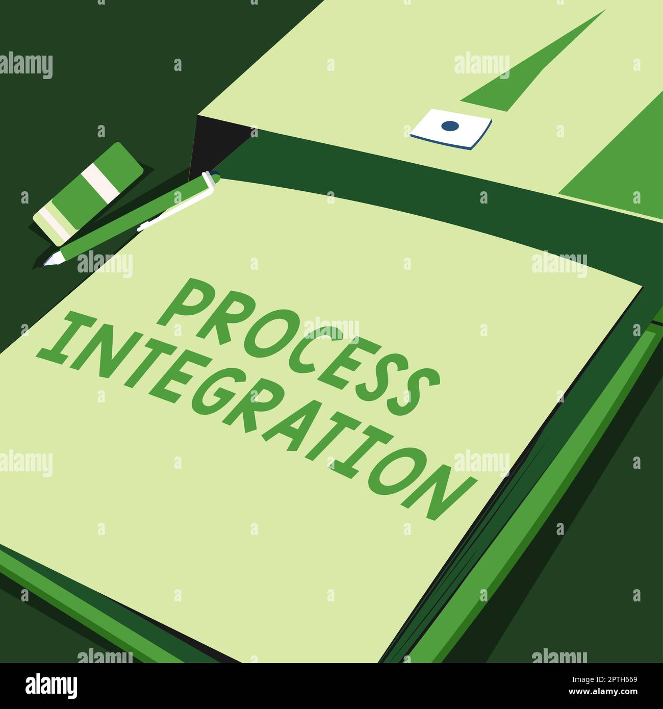 Hand writing sign Process Integration, Conceptual photo Connectivity of ...