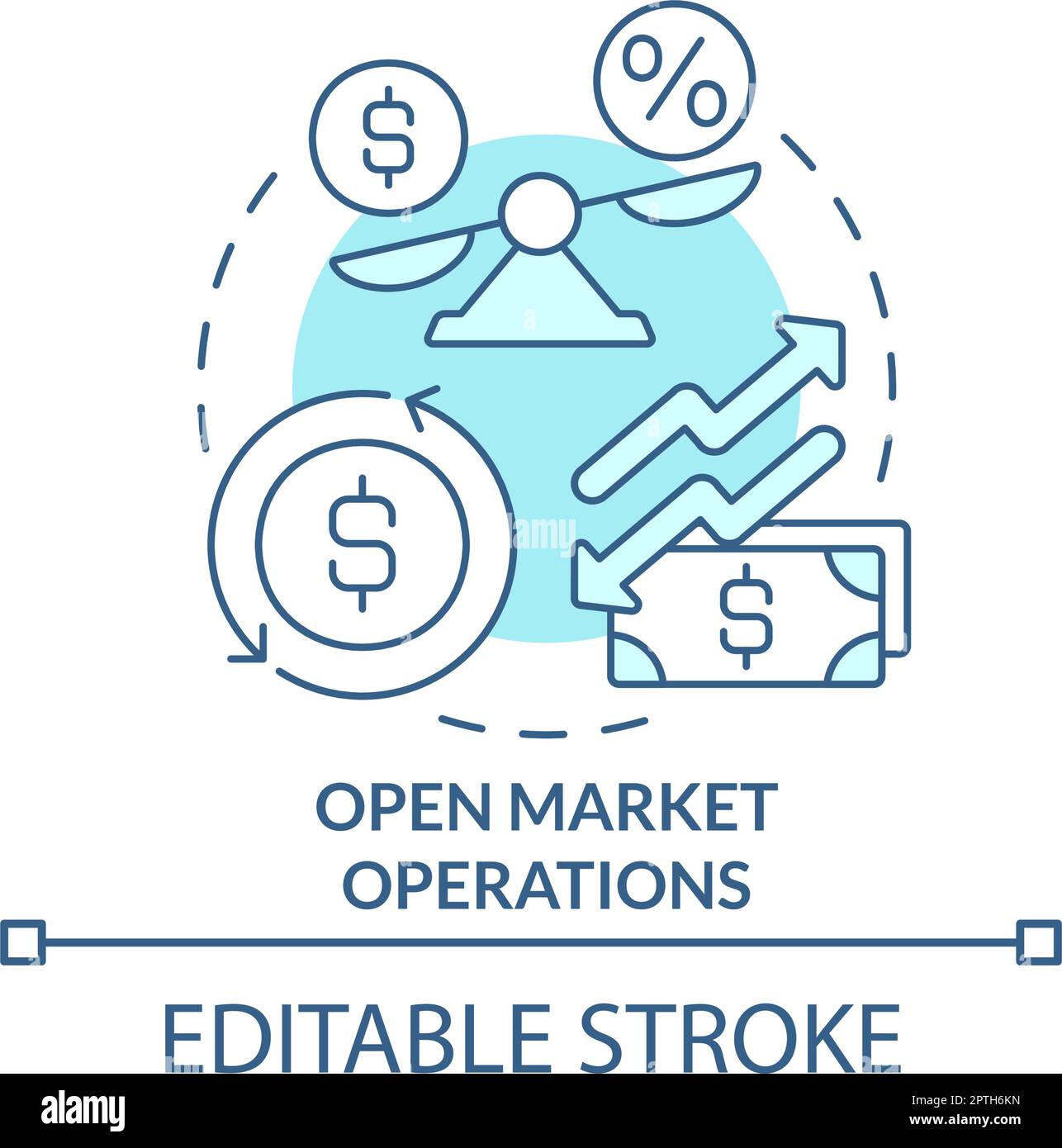 Open market operation Stock Vector Images - Alamy