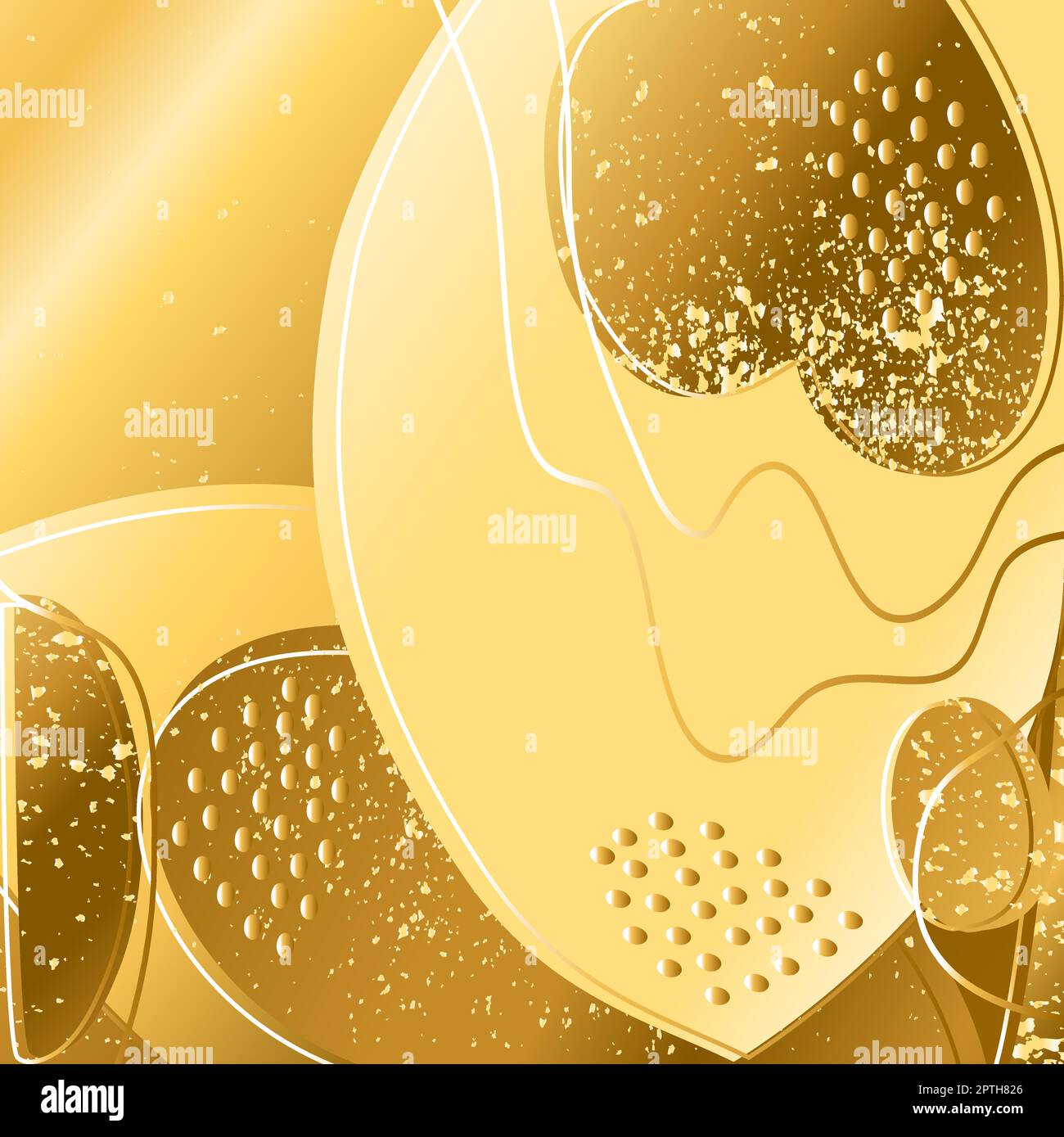 Golden yellow abstract background. Modern trendy shiny holiday template ...