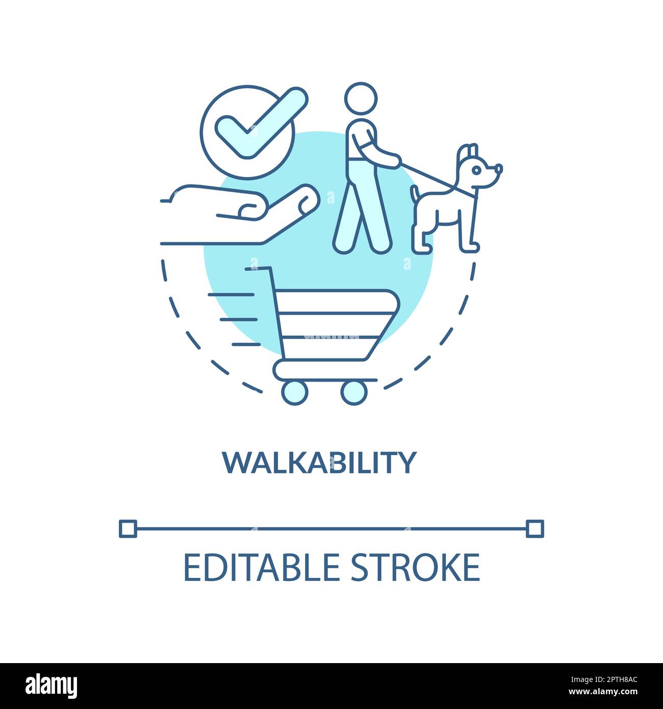 Pedestrian walkability hi-res stock photography and images - Alamy