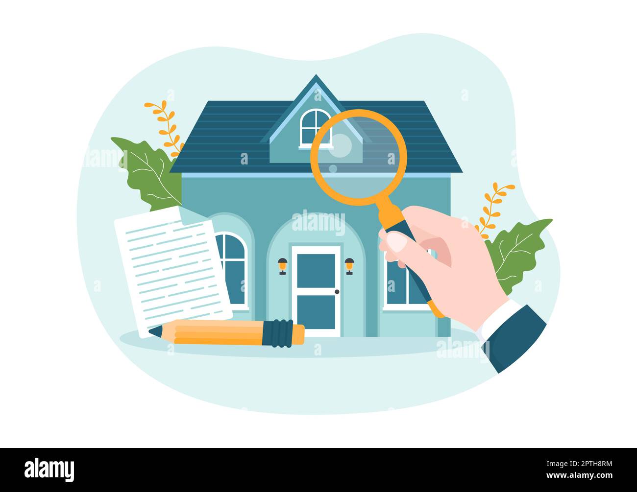 Home Inspector Checks the Condition of the House and Writes a Report ...