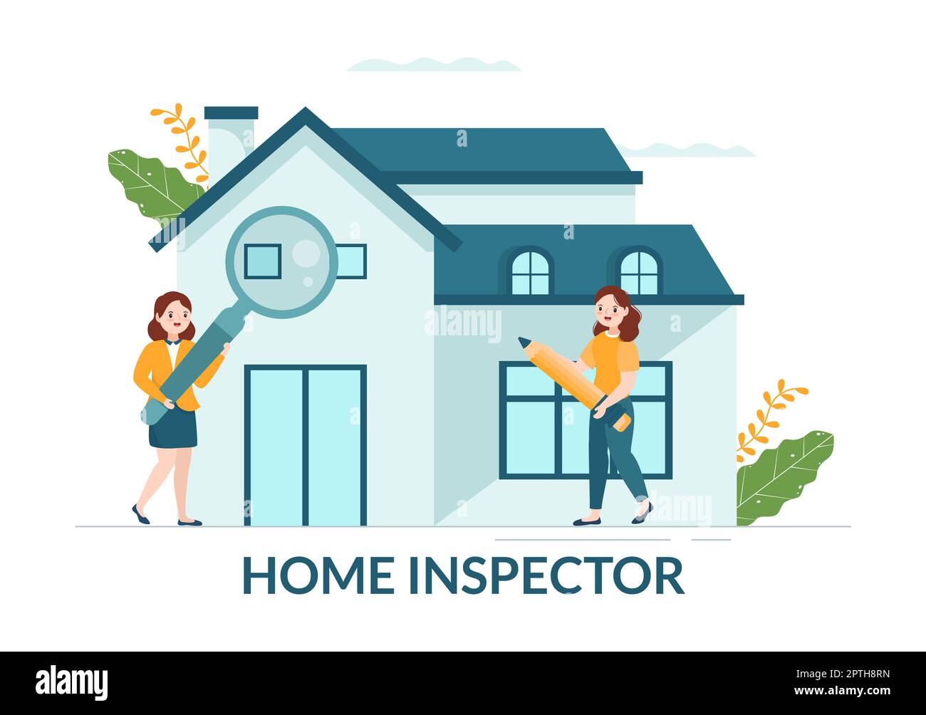 Home Inspector Checks the Condition of the House and Writes a Report ...