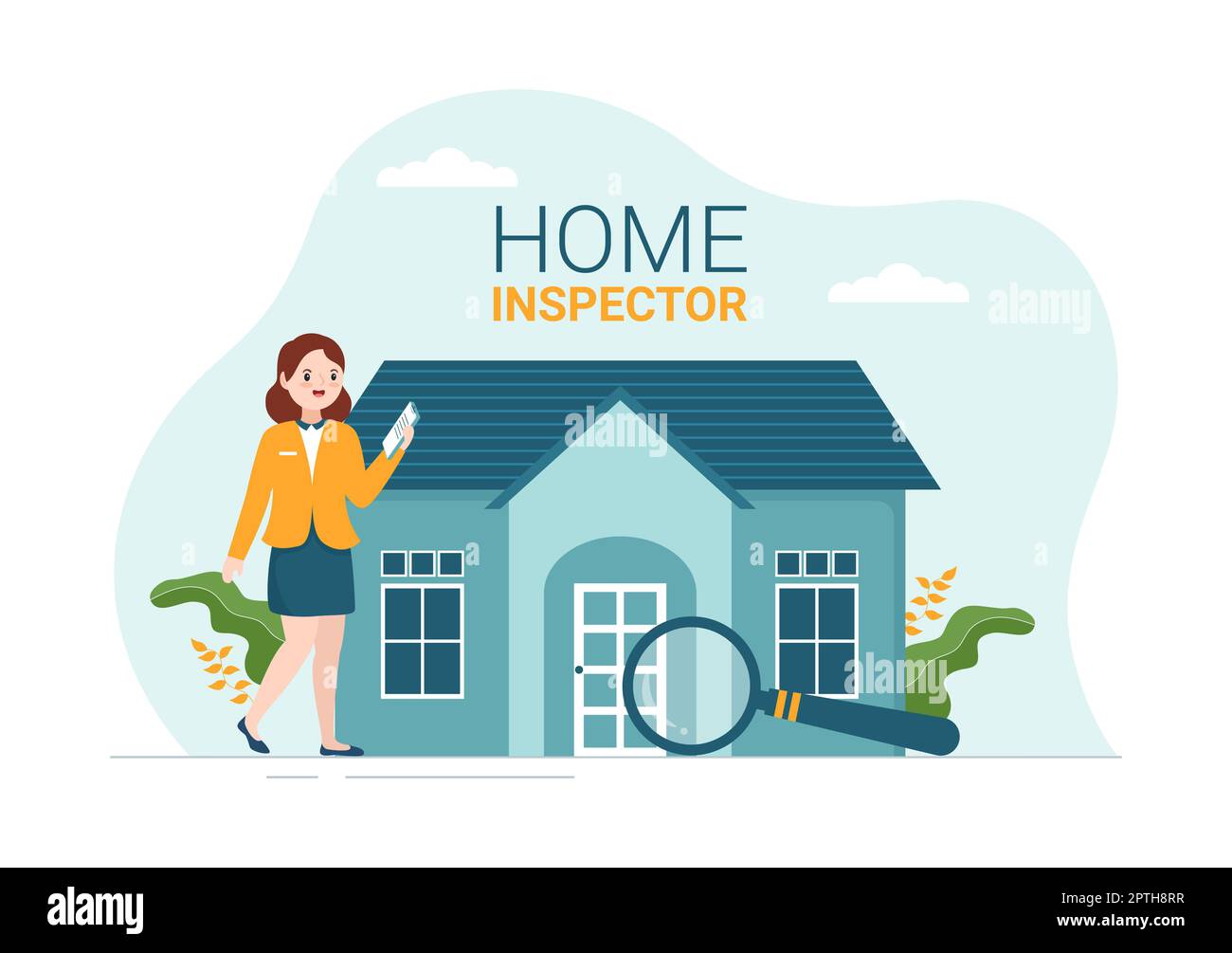 Home Inspector Checks the Condition of the House and Writes a Report ...