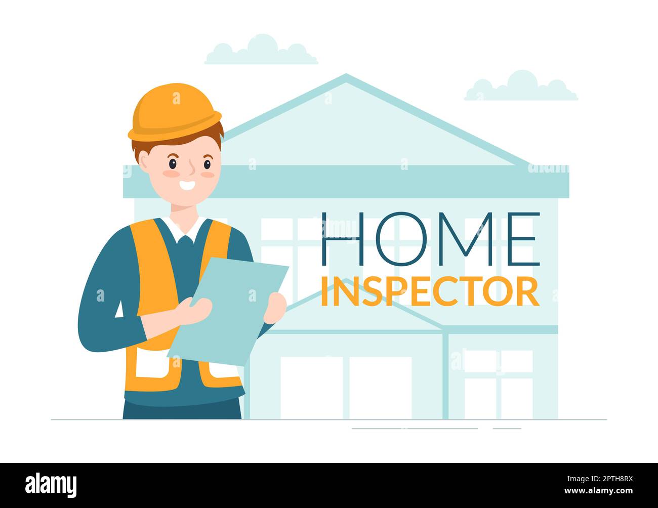 Home Inspector Checks the Condition of the House and Writes a Report ...