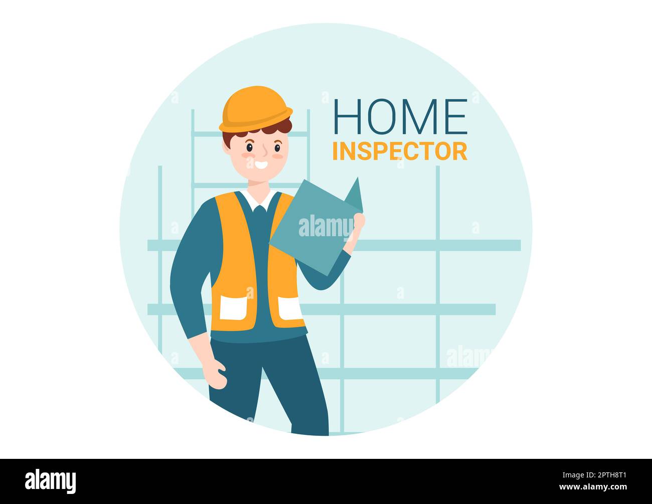Home Inspector Checks the Condition of the House and Writes a Report ...