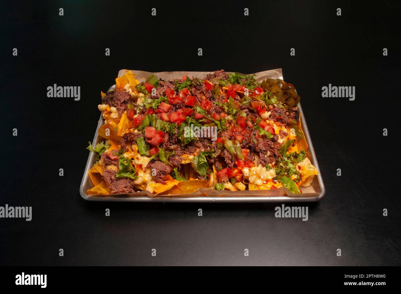 Traditional and Authentic Mexican cuisine known as nachos Stock Photo ...