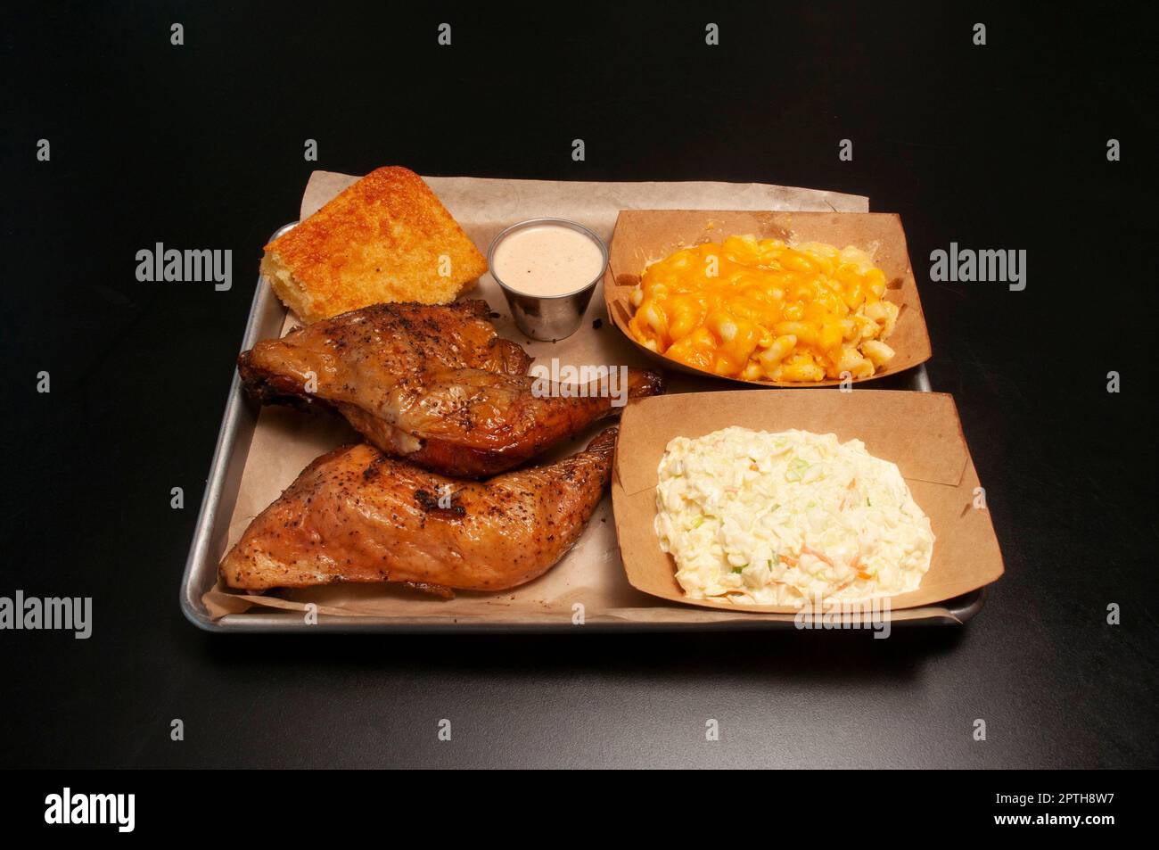 Authentic cuisine known as barbeque chicken Stock Photo - Alamy