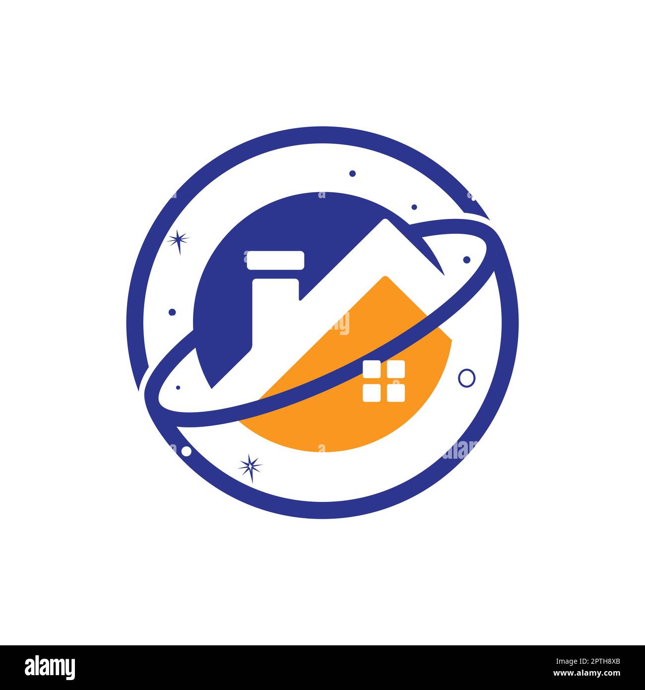 Home planet vector logo design template Stock Vector Image & Art - Alamy