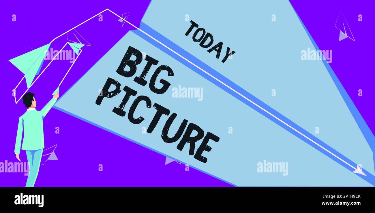 Writing displaying text Big Picture, Word Written on most important ...