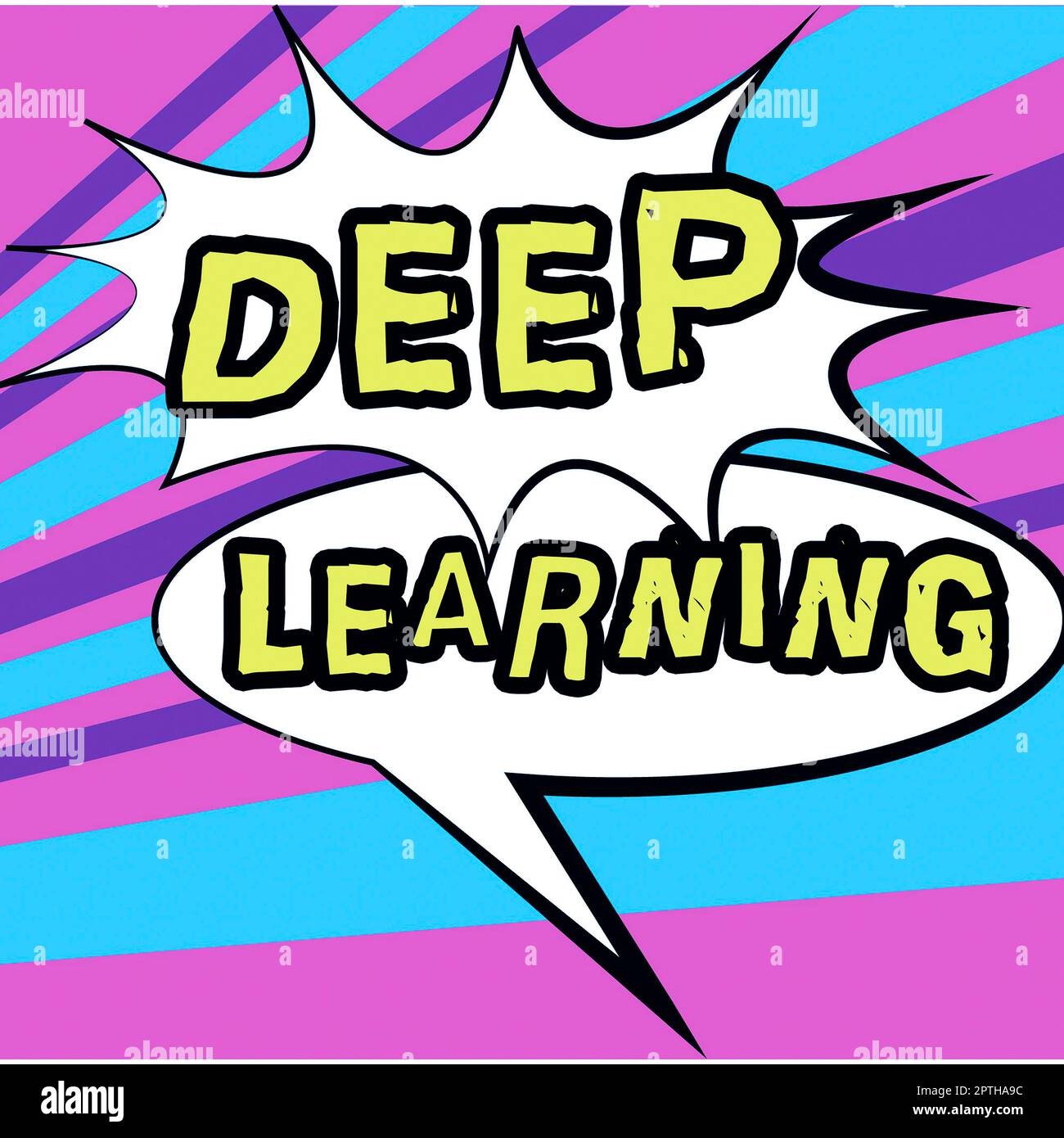 Hand writing sign Deep Learning, Conceptual photo Hierarchical ...