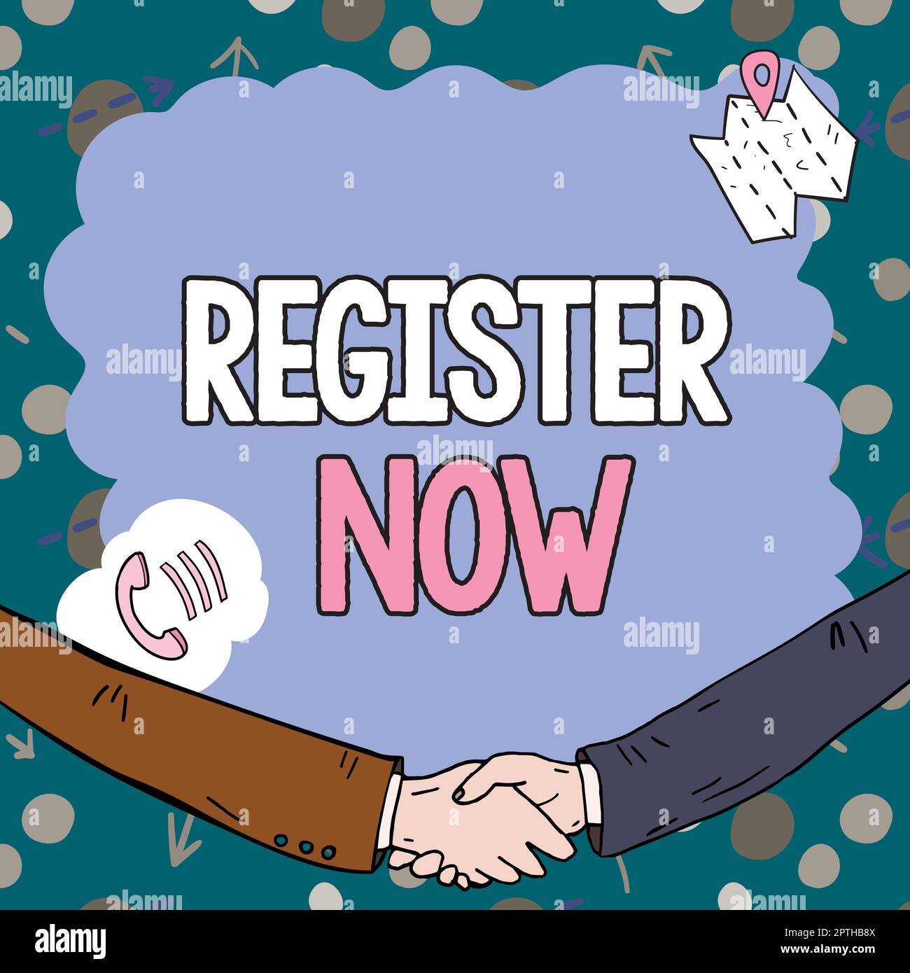 Sign displaying Register Now, Business concept Name in an Official List ...